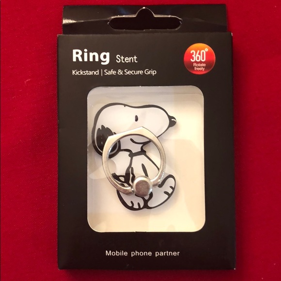 Accessories | Snoopy Mobile Phone Ring Stent | Poshmark